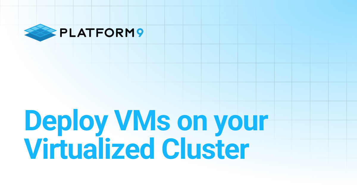 Deploy VMs on your Virtualized Cluster | Private Cloud Director ...